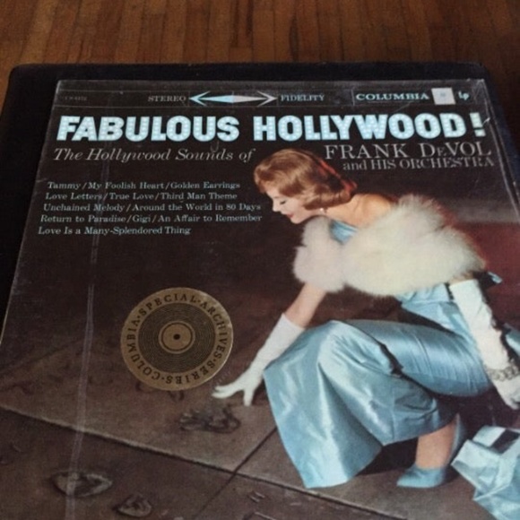 Media | Frank Devol Fabulous Hollywood Vinyl Lp | Poshmark